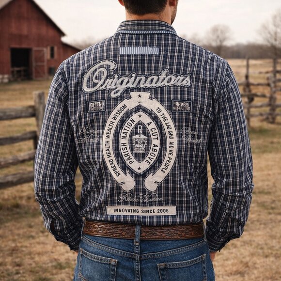Parish Nation | Shirts | Parish Nation Mens Casual Shirt 6537 L Black ...